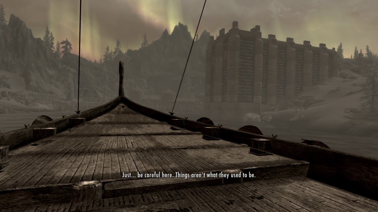 ESV Skyrim - Solstheim Boat Crash - YouTube