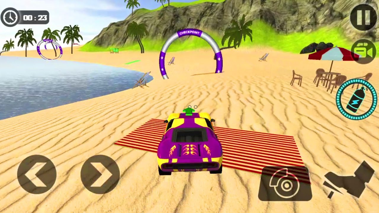 Floating Water Surfer Car Driving Part 2 - Driving Water Car Games on ...