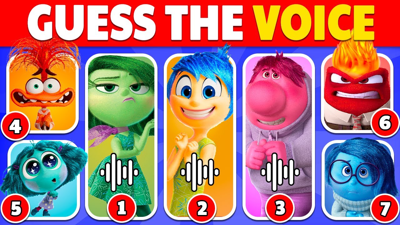 Guess The Voice...! INSIDE OUT 2 Movie 🔥 Anxiety, Ennui, Envy ...