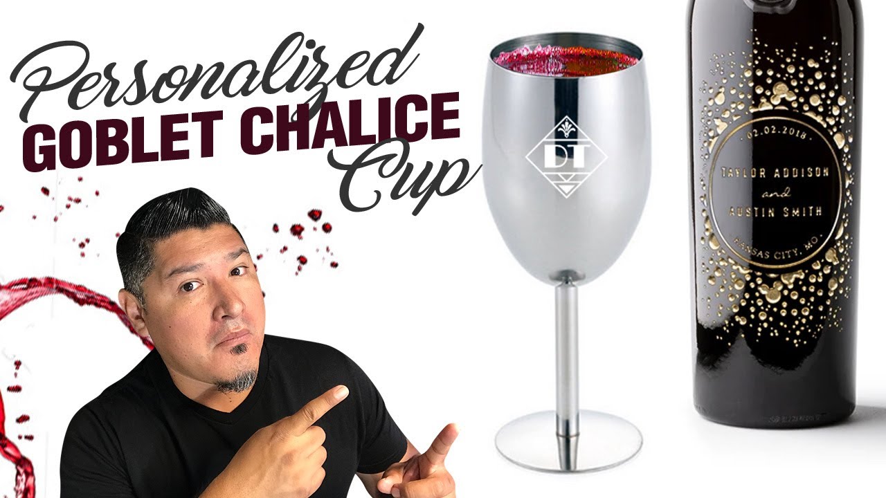 Personalized Custom Goblet Chalice Cup - YouTube