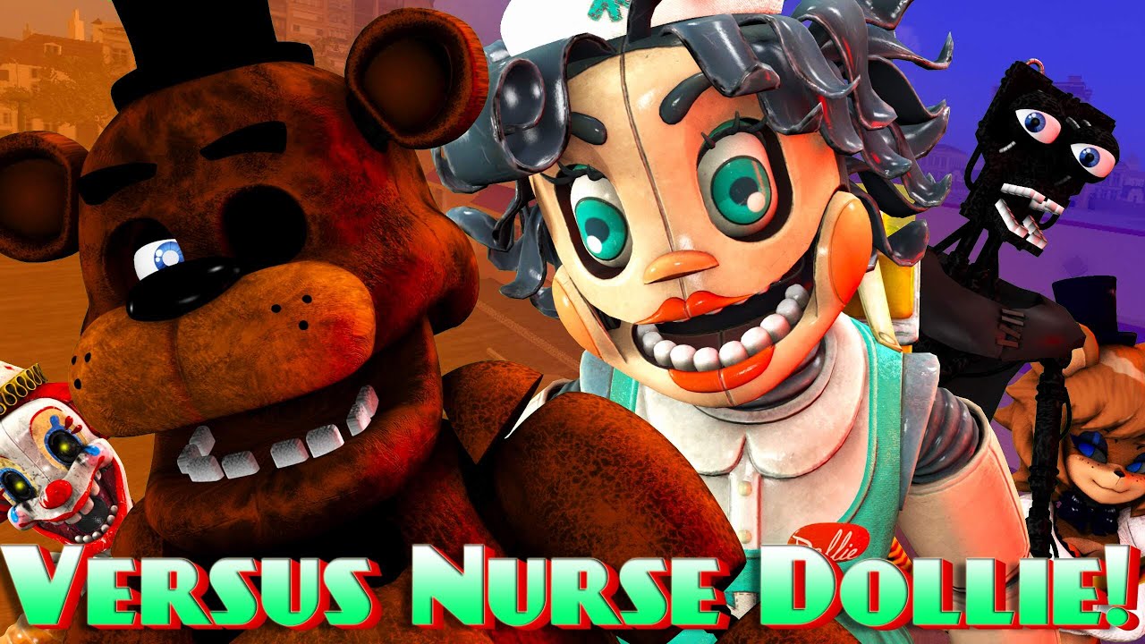 Freddy and Friends Vs Nurse Dollie! ~ Gmod FNAF - YouTube