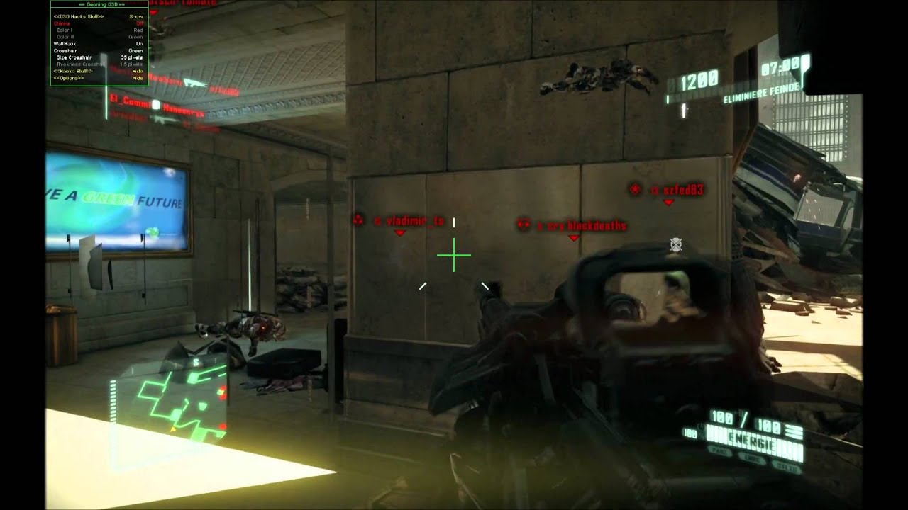 Crysis 2 - V. 1.4 Multiplayer Hacks - YouTube