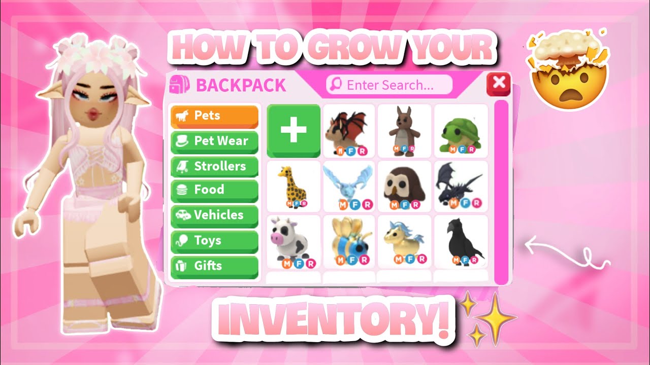 HOW TO GROW YOUR ADOPT ME INVENTORY💕☺️ - YouTube