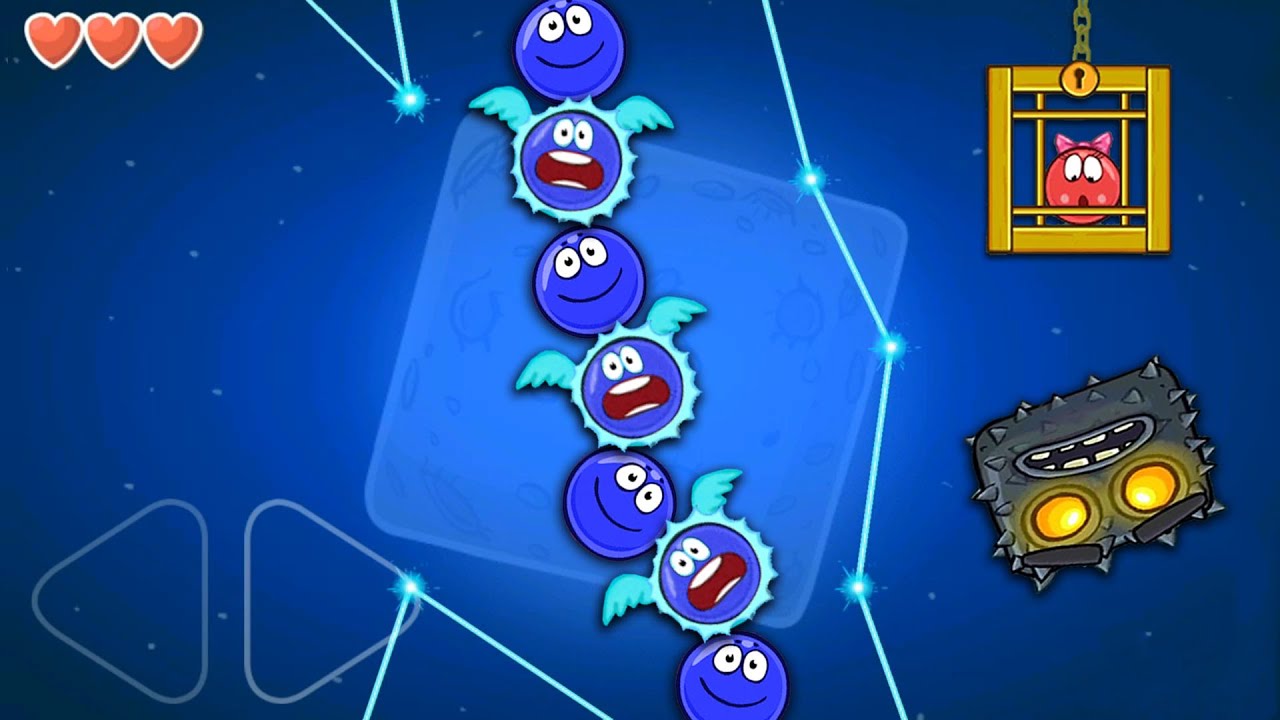 Red Ball 4 - Level 50 to 54 with Blue Ball & Volume 5 Boss Fight - YouTube