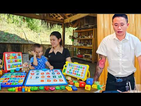 Learning the First Letters with My Son – My Husband Called to Check In While He Was Away on Business