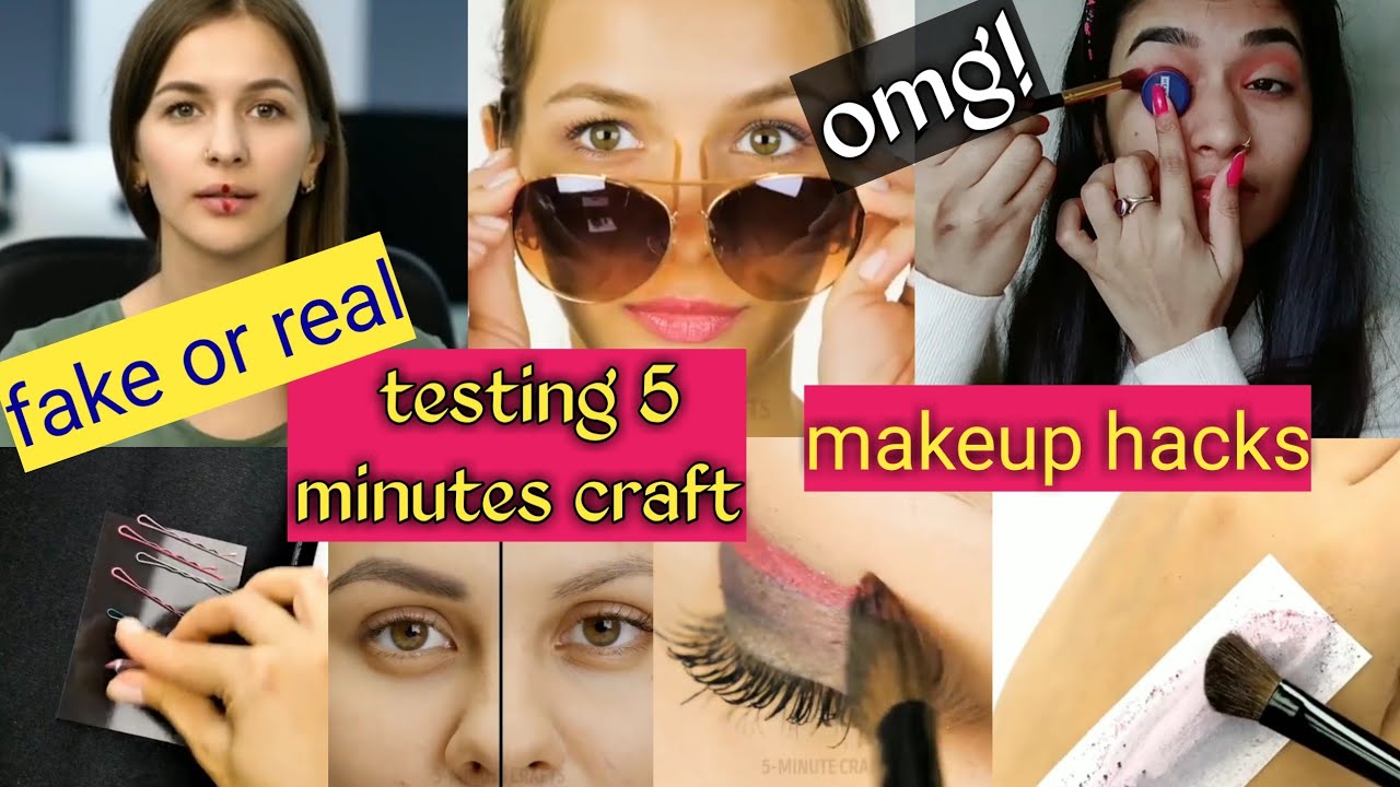Testing 1minutes Viral Makeup 💄💅hacks Really Work Or Not 5 Minutes