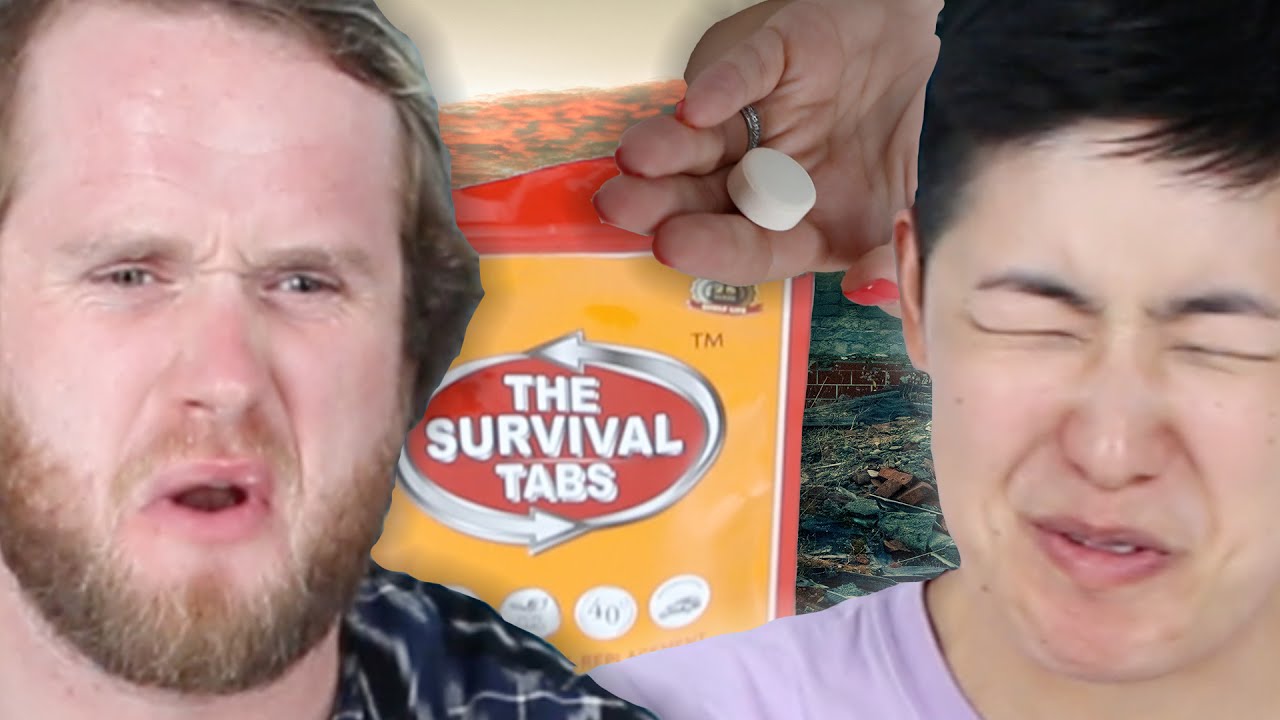 People Try Survival Food For The First Time - YouTube