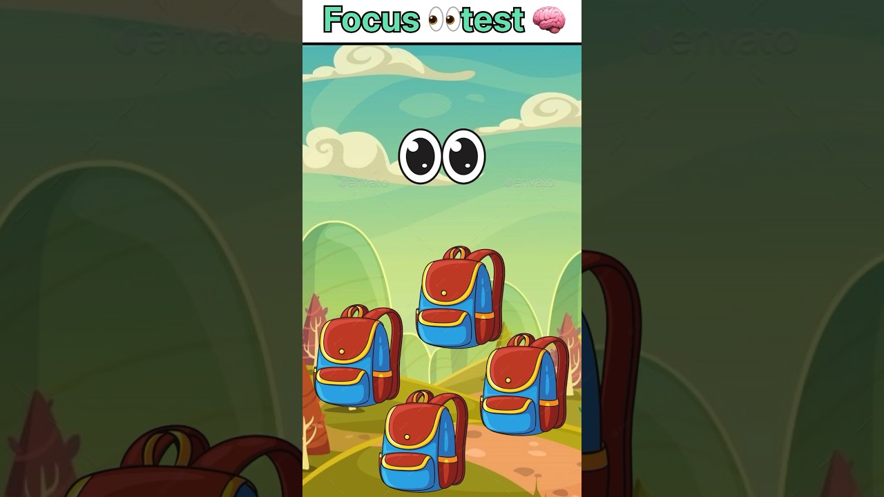Hard focus challenge for genius 🧠 | focus test #focustest #shorts - YouTube