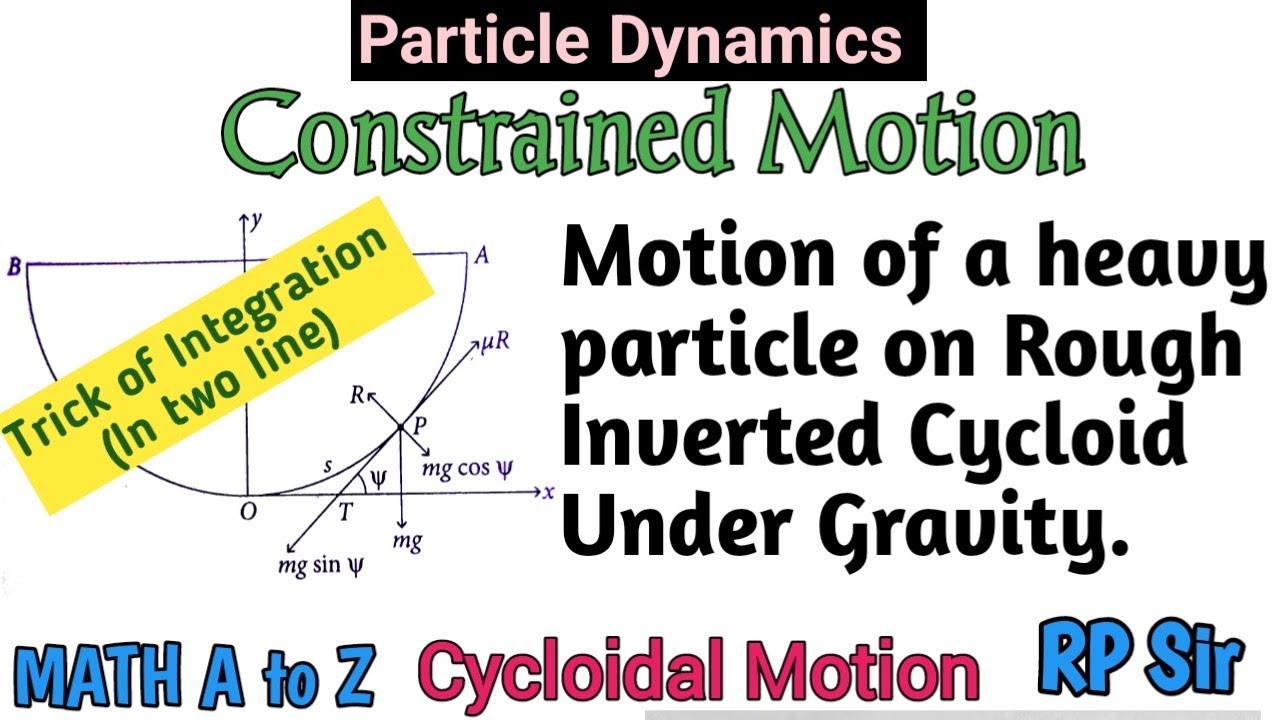 Motion of heavy particle on rough cycloid under gravity in vertical ...