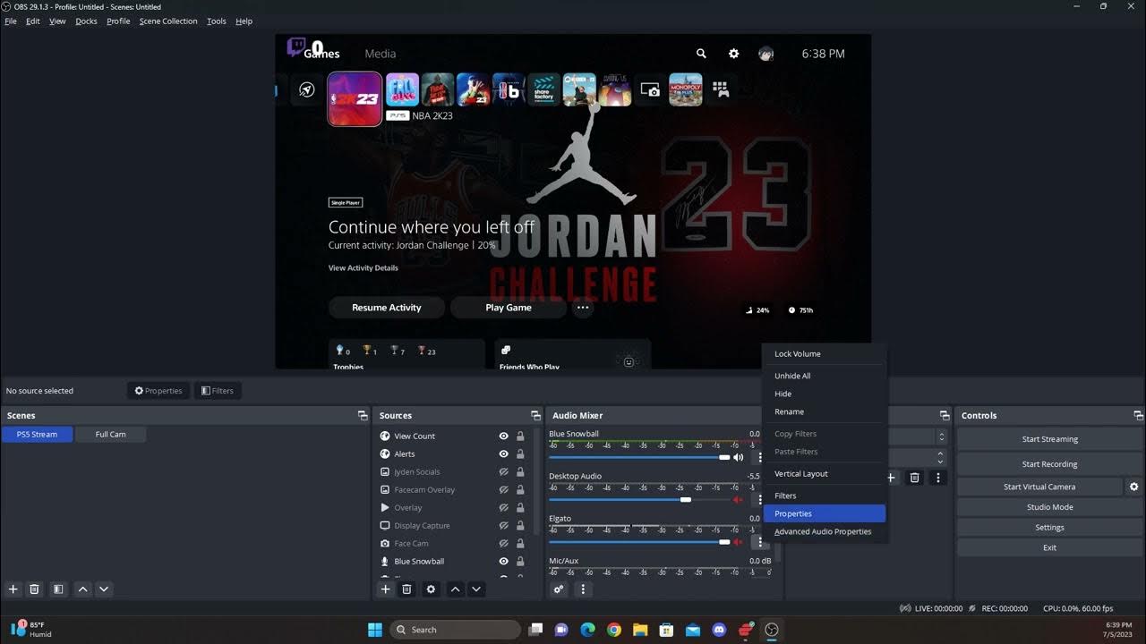 How To Get Audio From PS5 Through OBS On PC WITHOUT CHAT LINK Quick how-to-get-audio-from-ps5-through-obs-on-pc-without-chat-link-quick