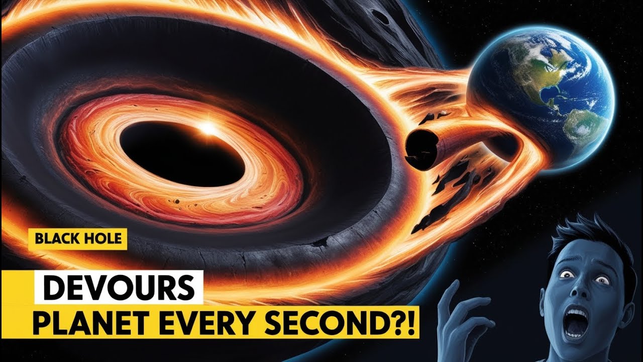 A Black Hole That Devours a Planet Every Second ? The Shocking Truth ...