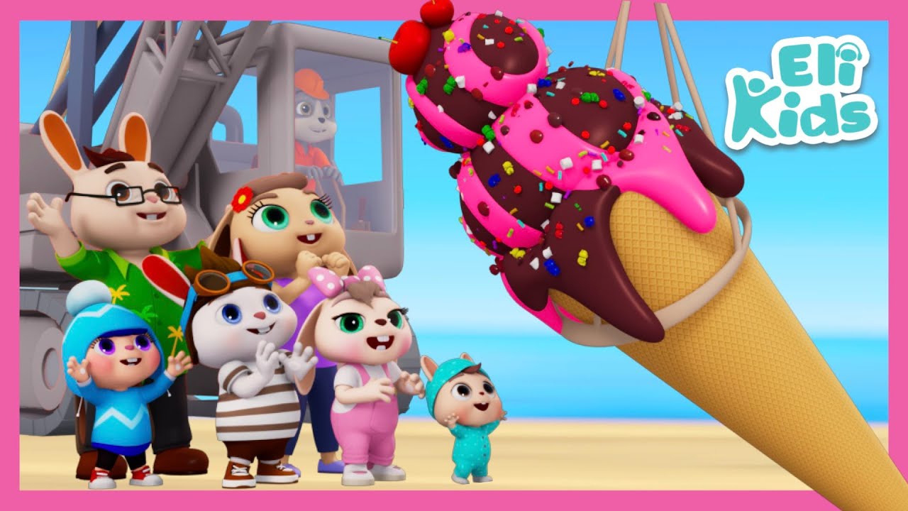Giant Ice Cream +More | Eli Kids Nursery Rhymes - YouTube