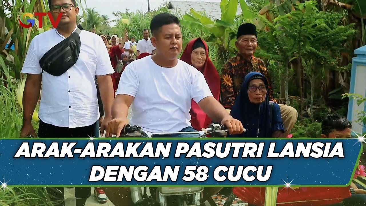 Tradisi Unik Pasutri Lansia di Batubara, Diarak oleh 58 Cucu & 30 Buyut ...