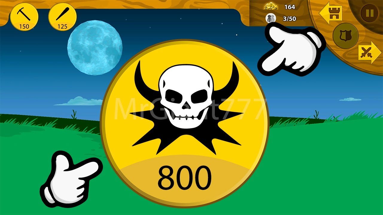 SUMMON ARMY MARROWKAI ZOMBIE LEADER WITH GOLDEN SPEARTON | Stick War ...