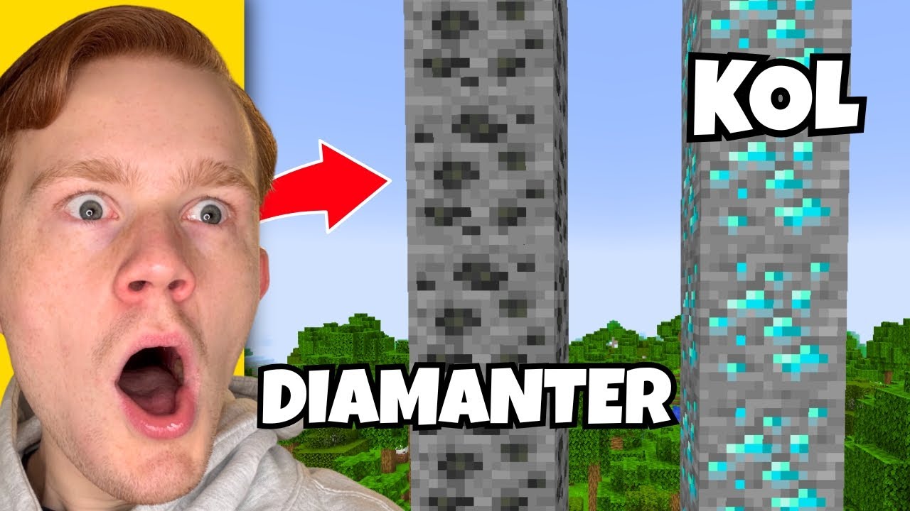 Jag Lurade Min Vän Med Att BYTA Diamanter Och Kol i Minecraft.. - YouTube