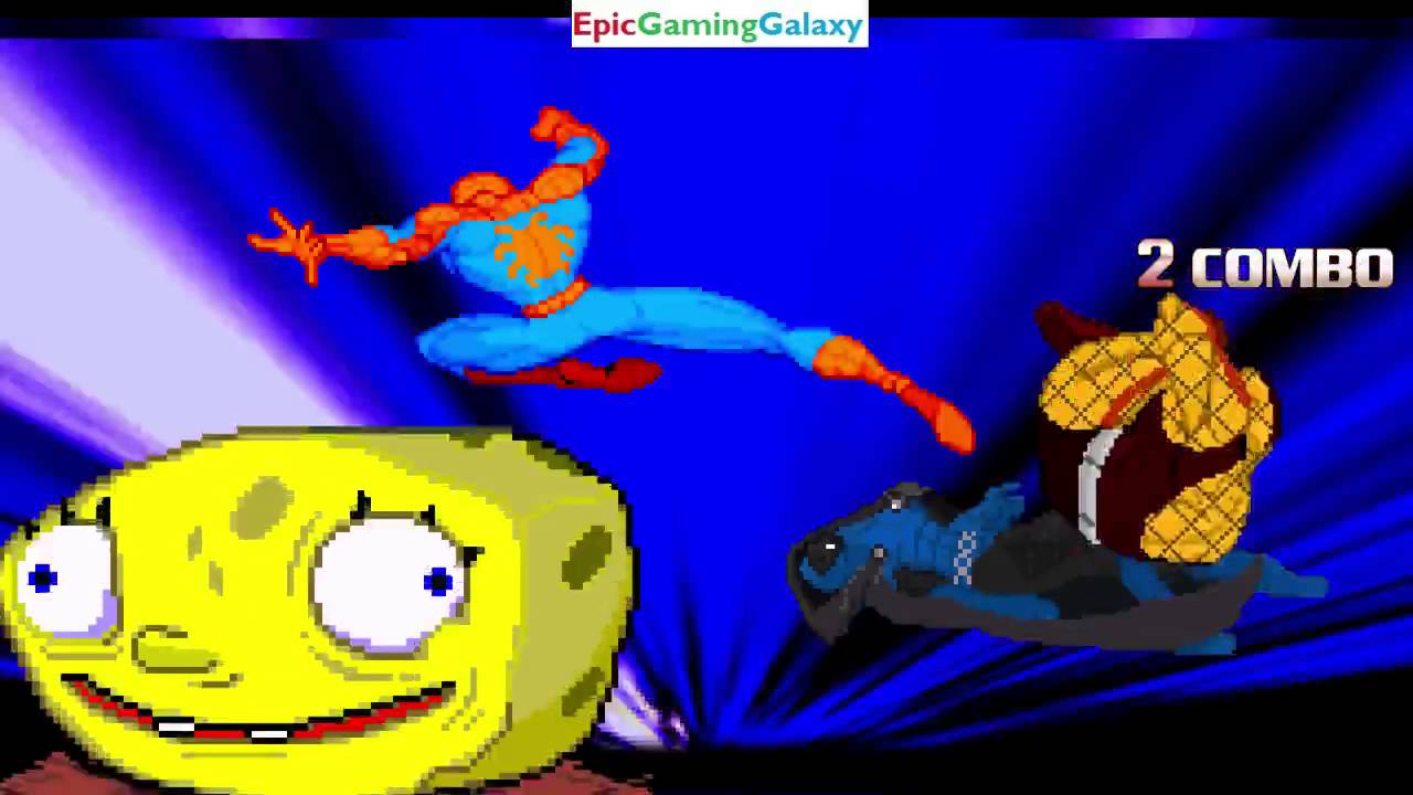 Spider-Man And SpongeBob SquarePants VS Shocker And Obsidian In A MUGEN ...