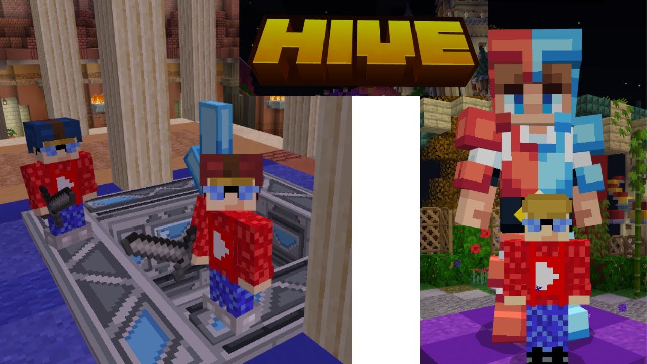 Getting to level 6 in Minecraft the Hive the Bridge - YouTube