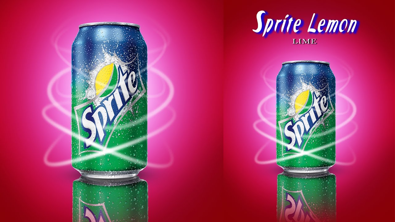 Photoshop Sprite Can Poster Design by Sohag Art Design Bangla. - YouTube