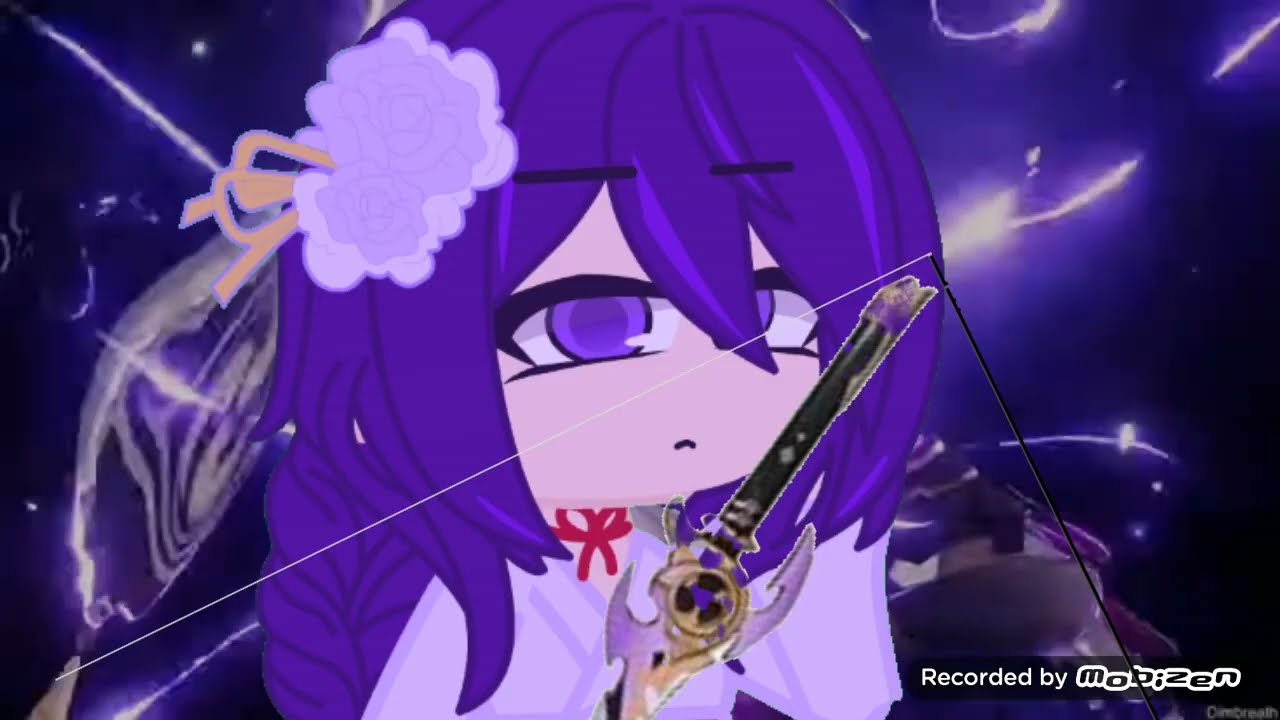 Raiden shogun burst in gacha club - YouTube