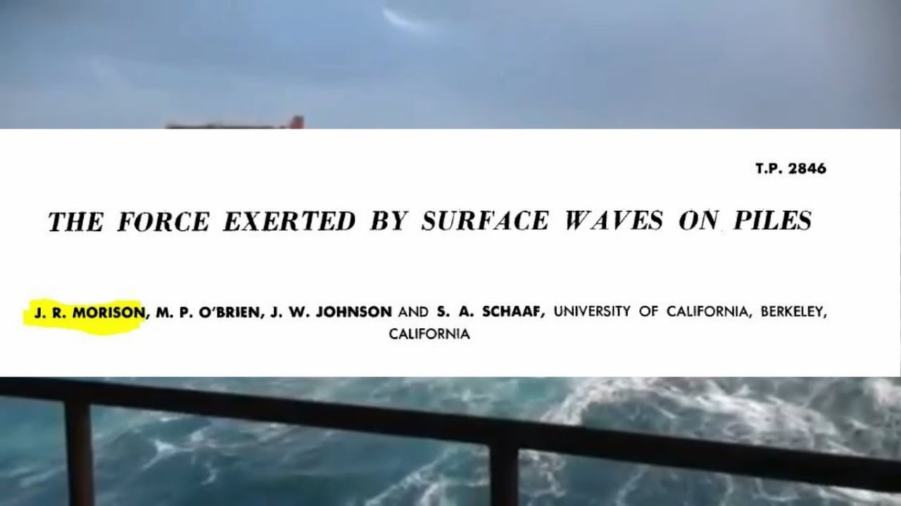 Understanding Morison Equation| Moataz AbdElRahman - YouTube