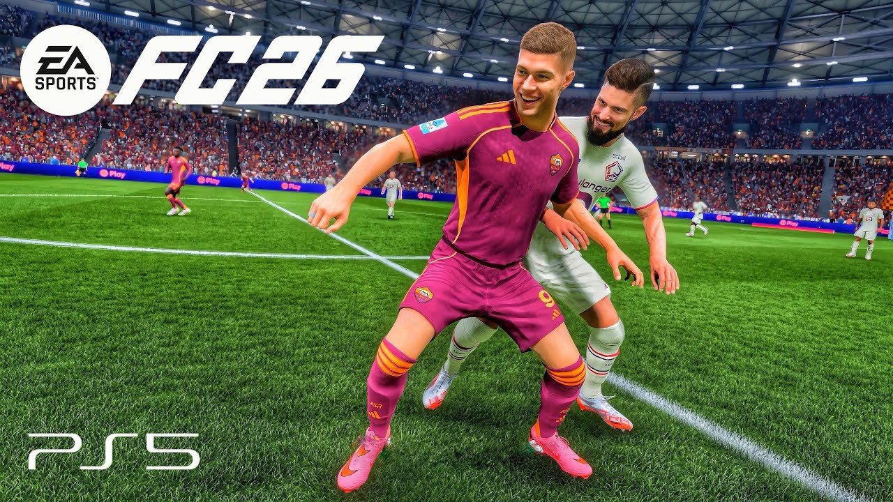 FC26 | AS Roma vs Lille | UEFA Europa League | Dovbyk & Dybala vs ...