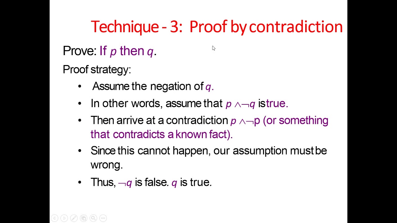 Proof Techniques part 1 - YouTube