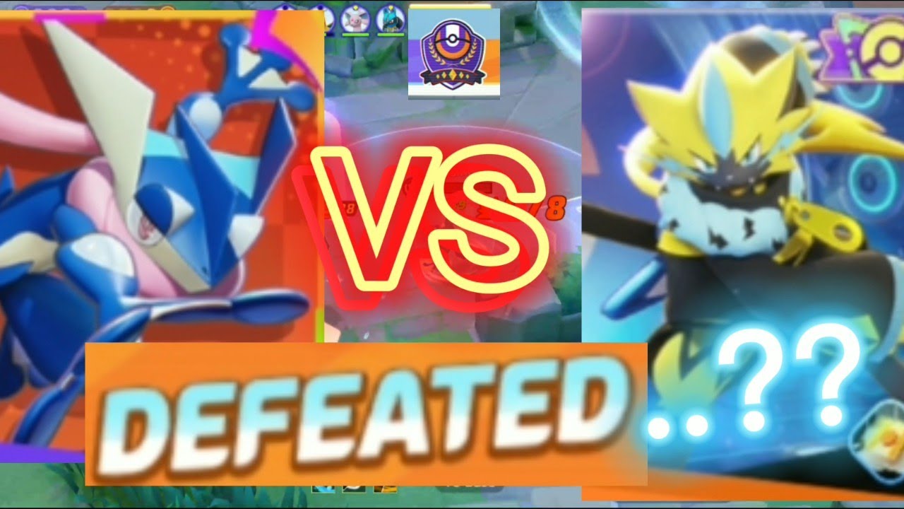 EPIC SHOWDOWN: GRENINJA POKEMON VS ZERAORA POKEMON IN POKEMON UNITE ...