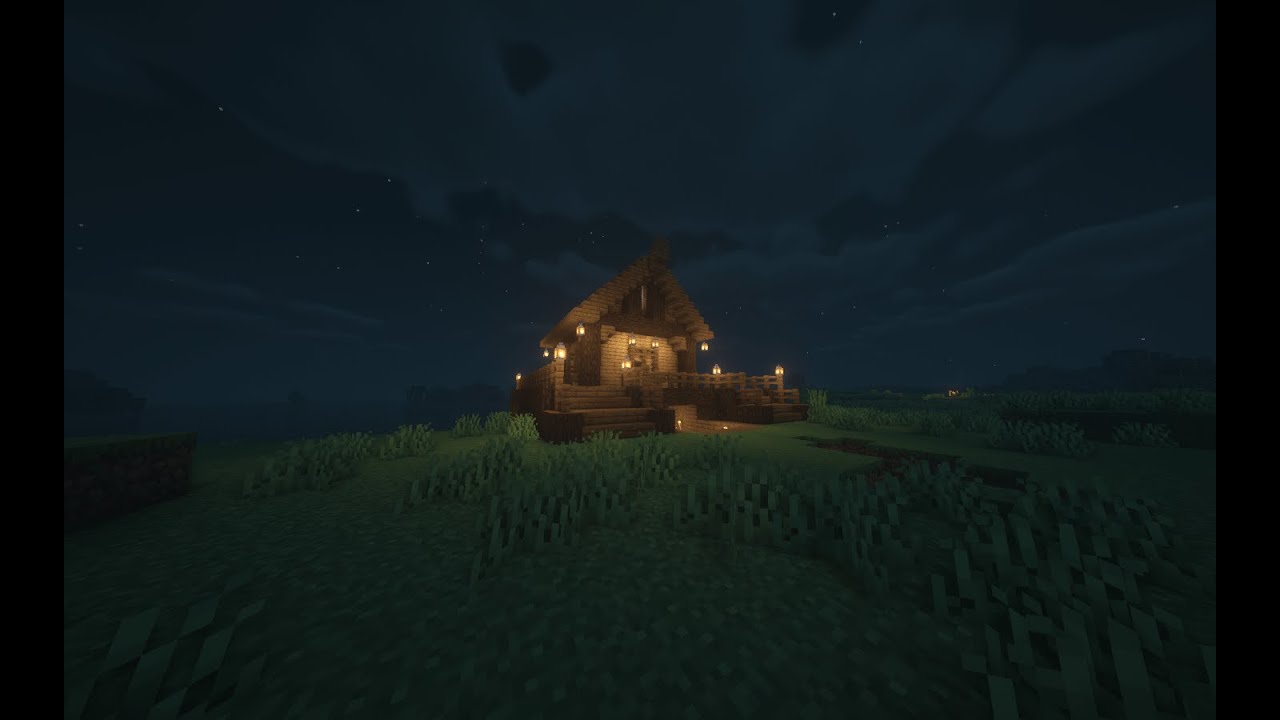 Minecraft | Small Easy Starter Fisher House Timelapse - YouTube