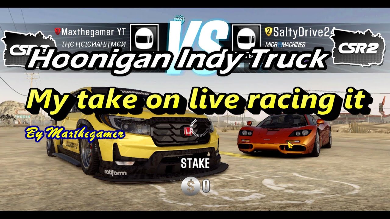 CSR 2 | CSR Racing 2, Hoonigan Indy Truck in Live Racing, My Take ...