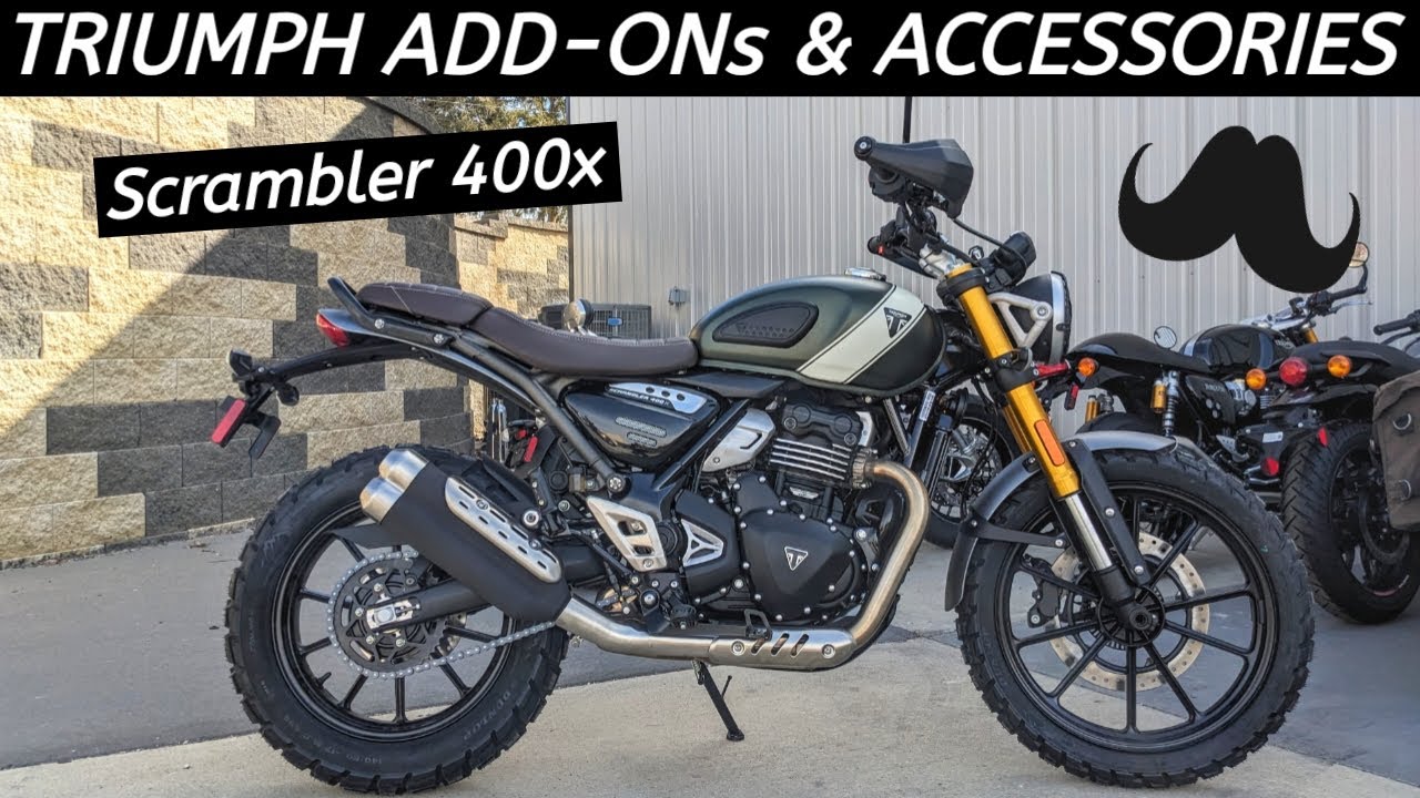 Triumph Scrambler 400x - Any Add-ons or Accessories Out Yet? Wahoo ...