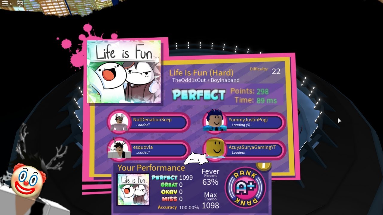 (89 ms) Life Is Fun (Hard) All Perfect FC | RoBeats | 100% - YouTube