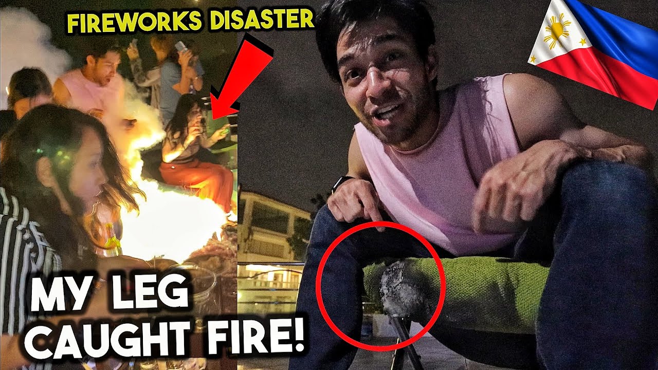 Our Philippine New Years Disaster (Fireworks GONE WRONG) - YouTube