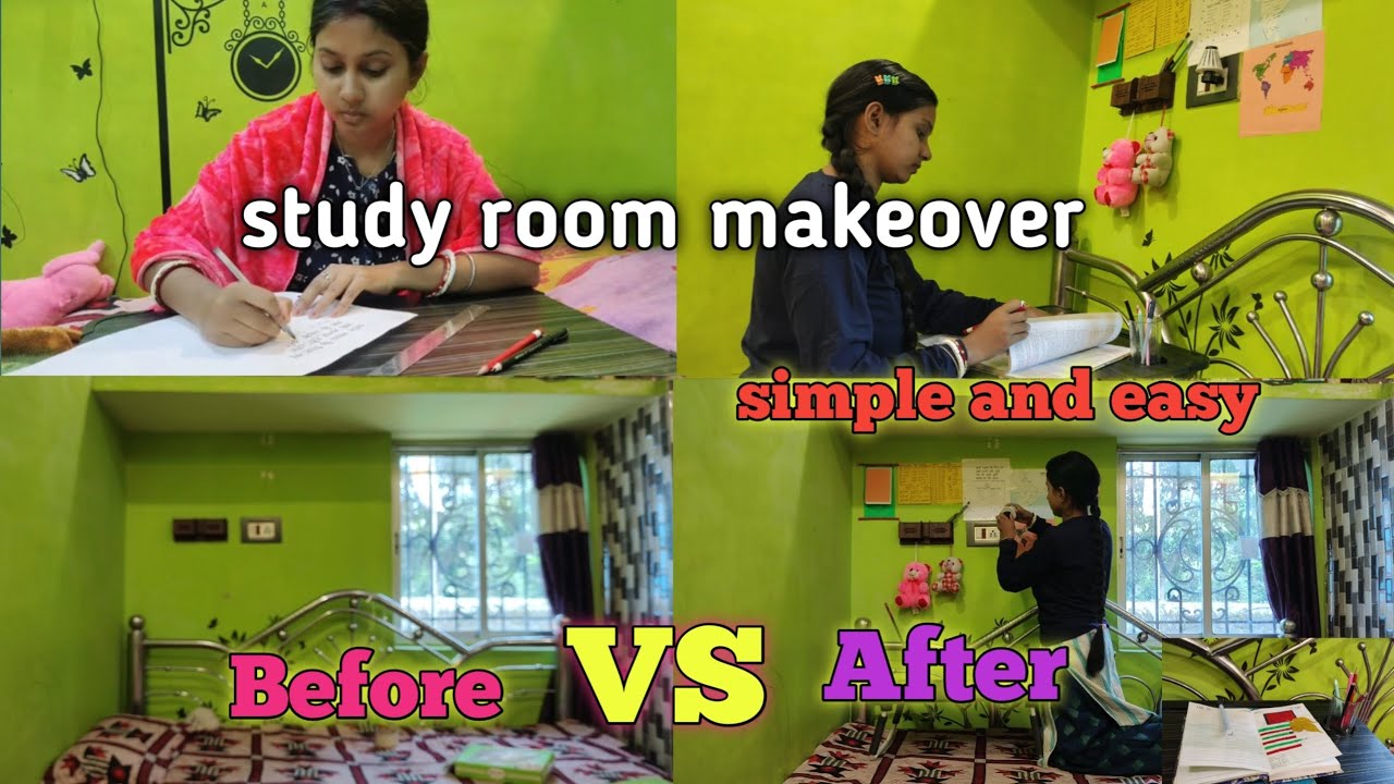 my study room makeover | my room makeover | #study #studyvlog #makeover ...
