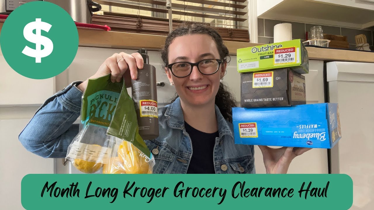 Month Full of Kroger Grocery Clearance Hauls | Tons of Savings $$ - YouTube