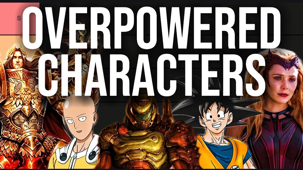 Who Is The Most OVERPOWERED Character In Fiction? (Tier List) - YouTube