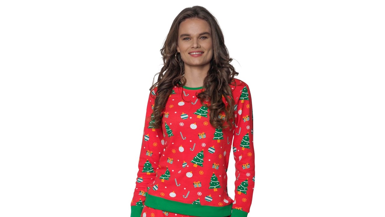 De perfecte dames kerst pyjama van Happy Pyjama's | rode pyjama ...