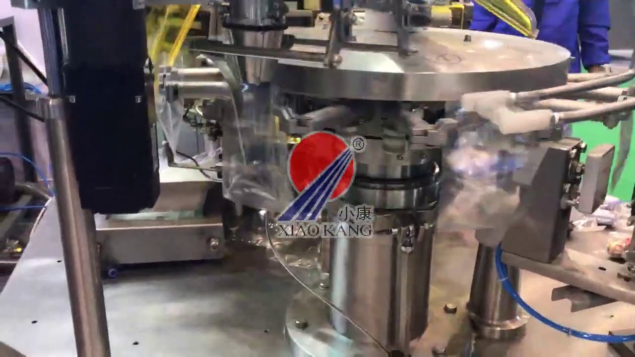 Ham-Automatic Rotary Pouch Packing Machine - YouTube