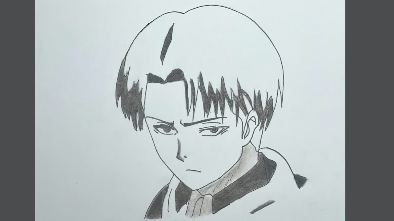 How to draw levi ackerman easy | Attack on Titan | How to draw animes ...