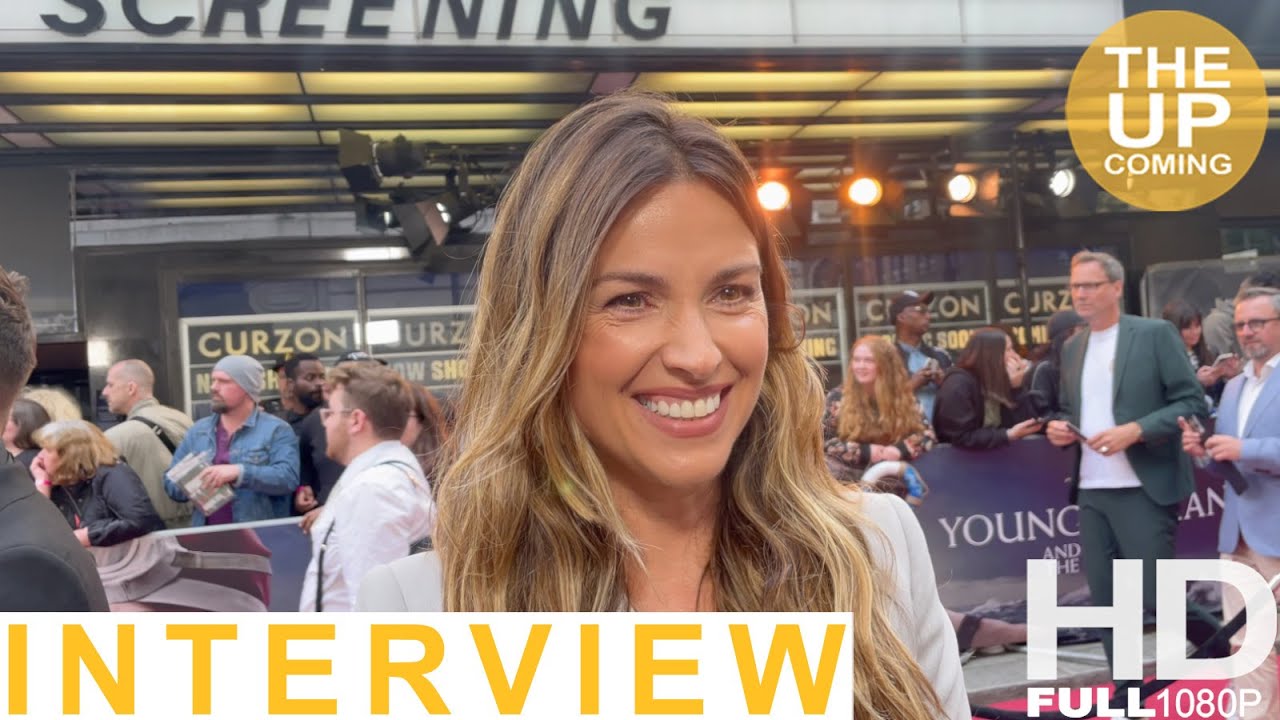 Amelia Warner interview on Young Woman and the Sea red carpet - YouTube
