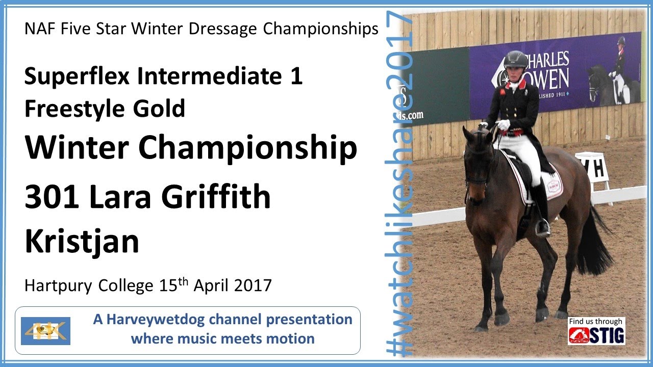 NAF FIVE STAR WINTER DRESSAGE CHAMPIONSHIPS 2017: Lara Griffith - YouTube