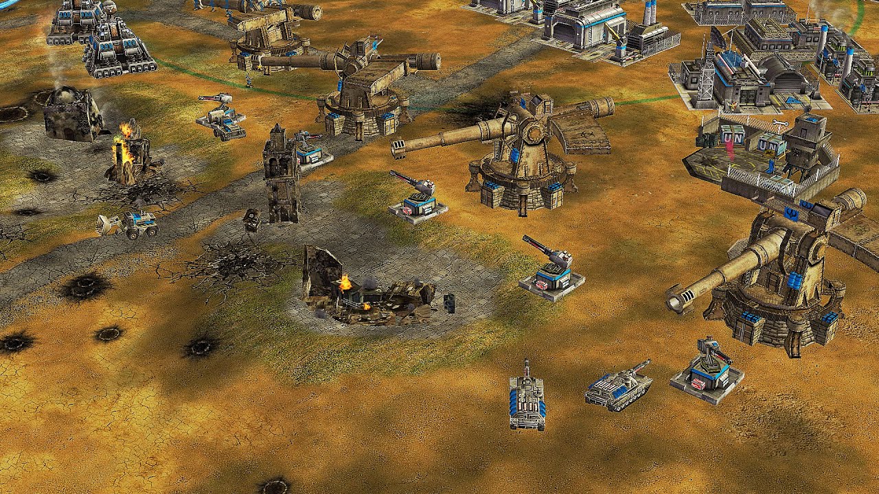 USA BOSS vs 4 USA - Cybernetic Command & Conquer Generals Contra X Beta ...