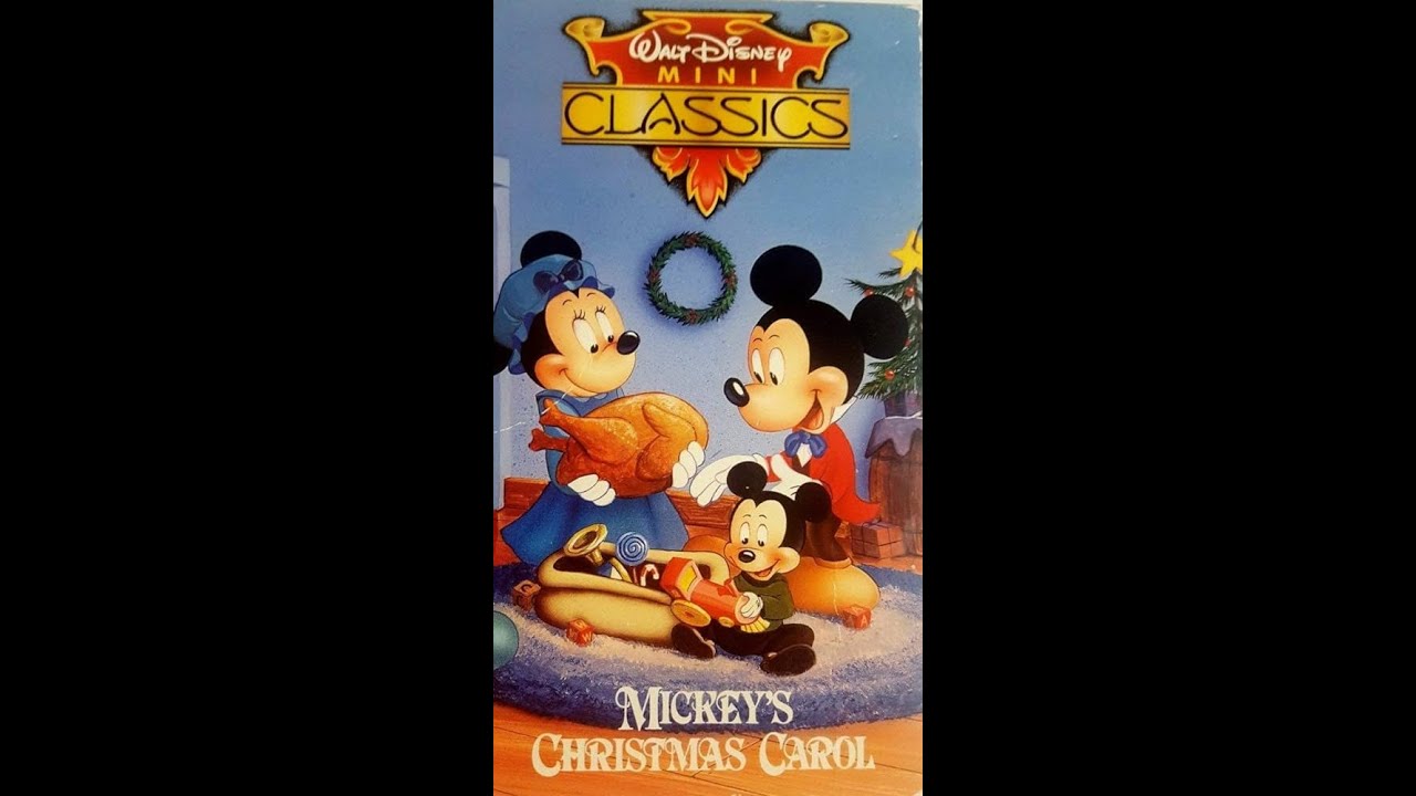 Opening & Closing To Mickey's Christmas Carol 1990 VHS - YouTube