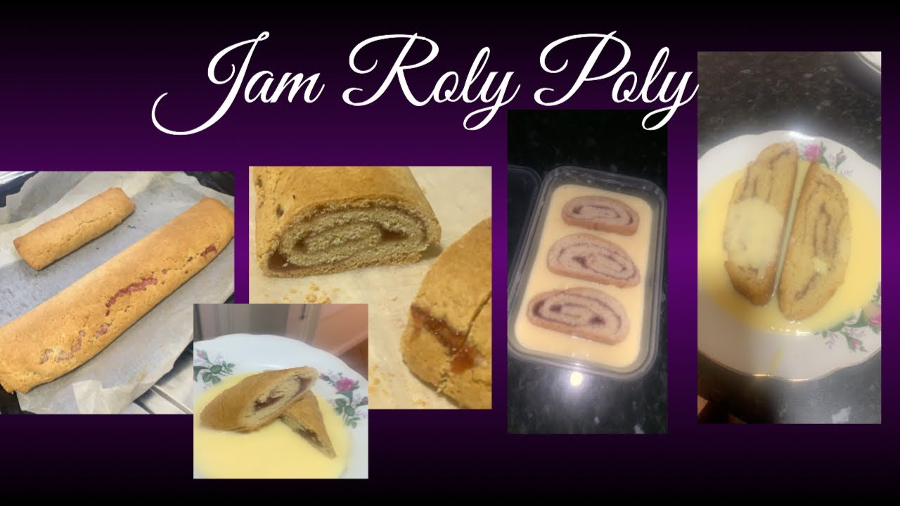 Jam roly poly recipe, easy, quick & inexpensive - YouTube