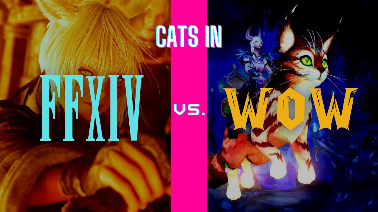 Cats in FFXIV vs. WoW: Y'shtola vs. New World of Warcraft Sunwarmed ...