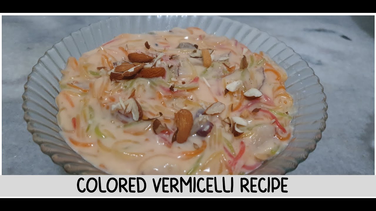 coloured Seviyon recipe | colored vermicelli recipe | FOOD KITCHEN # ...