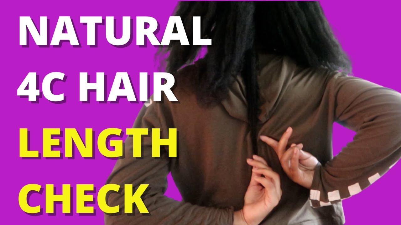 Length Check Before NEW Mini Braid Installation | Natural 4c Hair - YouTube