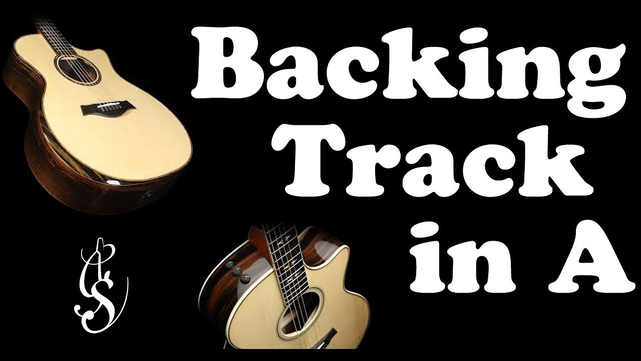 Backing track in A major - YouTube