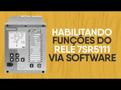 Habilitando funções do Relé 7SR5111 via software - YouTube