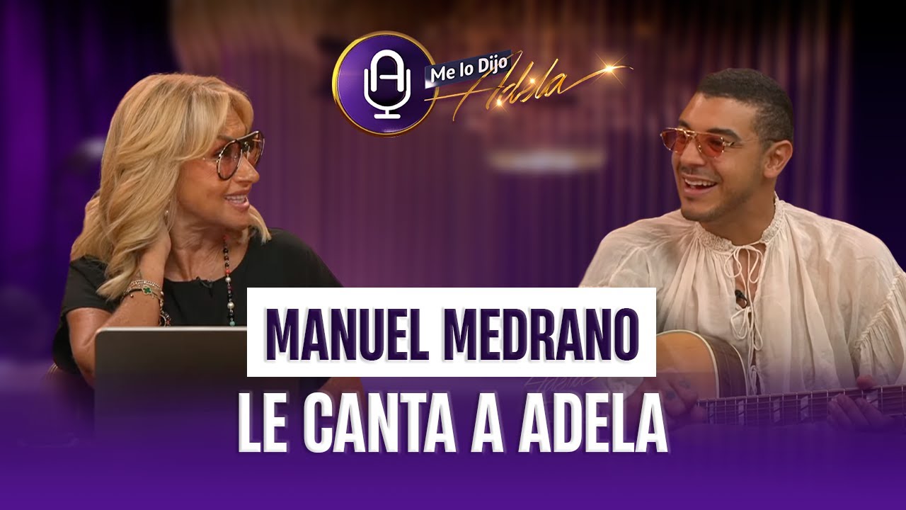 El lado MÁS ÍNTIMO de MANUEL MEDRANO con Adela Micha | MLDA - YouTube