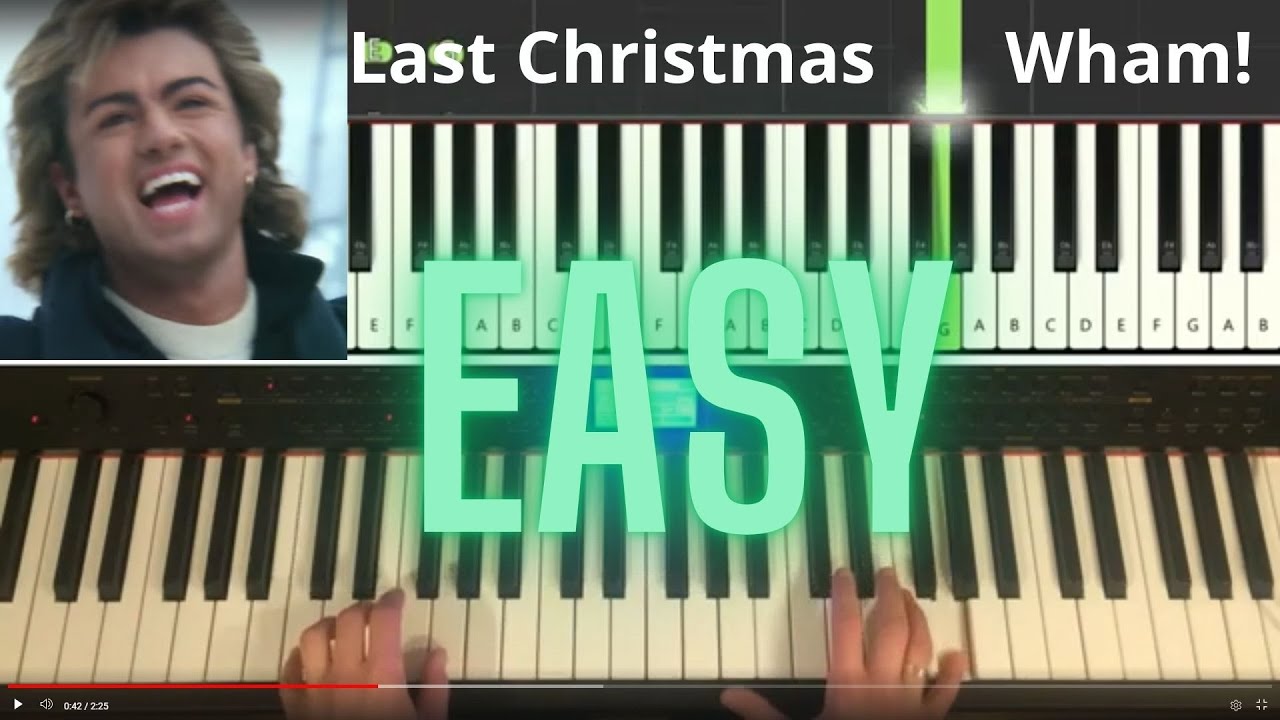 "Last Christmas" - easy piano tutorial, Synthesia, with sheet music ...